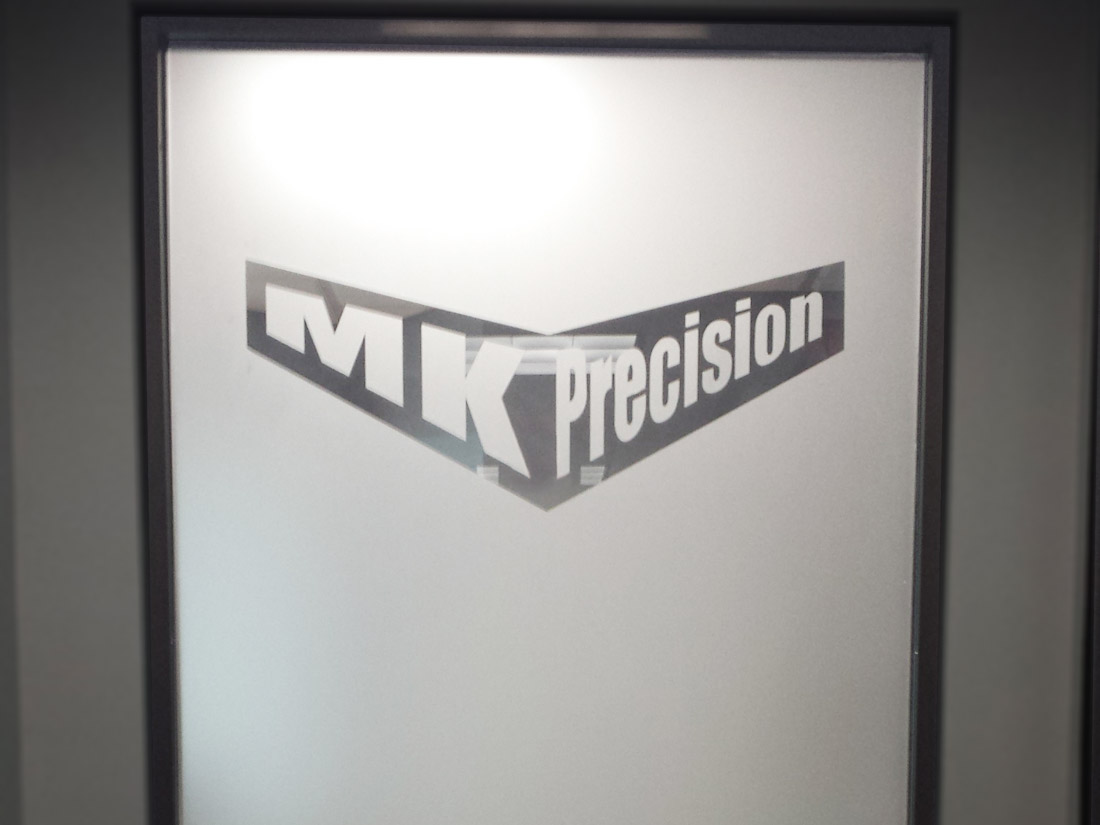 Window Graphic - MK Precision - SHOUT! Graphic & Print Solutions in New ...